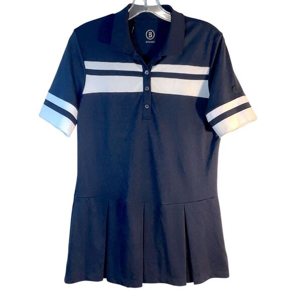 Bogner | Dresses | Bogner Womenslarge Polo Dress Senja Blue White ...